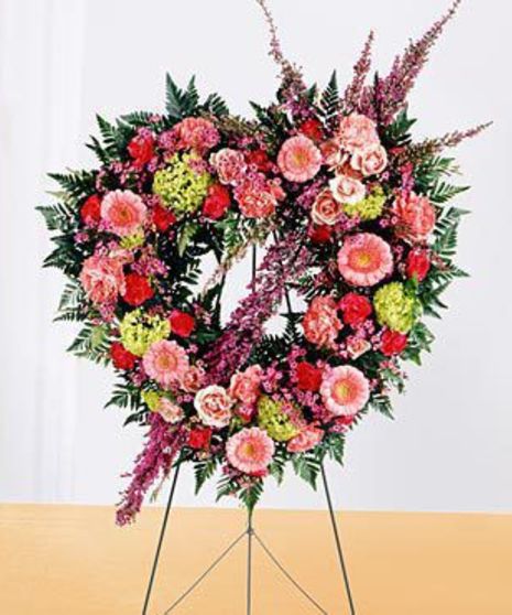 Eternal Rest Floral Funeral Heart | Al's Florist Hollywood